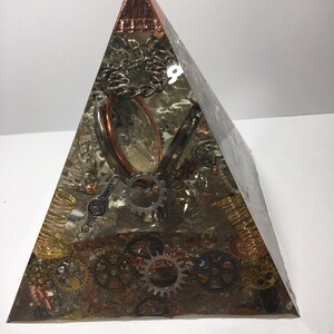 Time is an Illusion Light up Orgonite Pyramid - Etsy