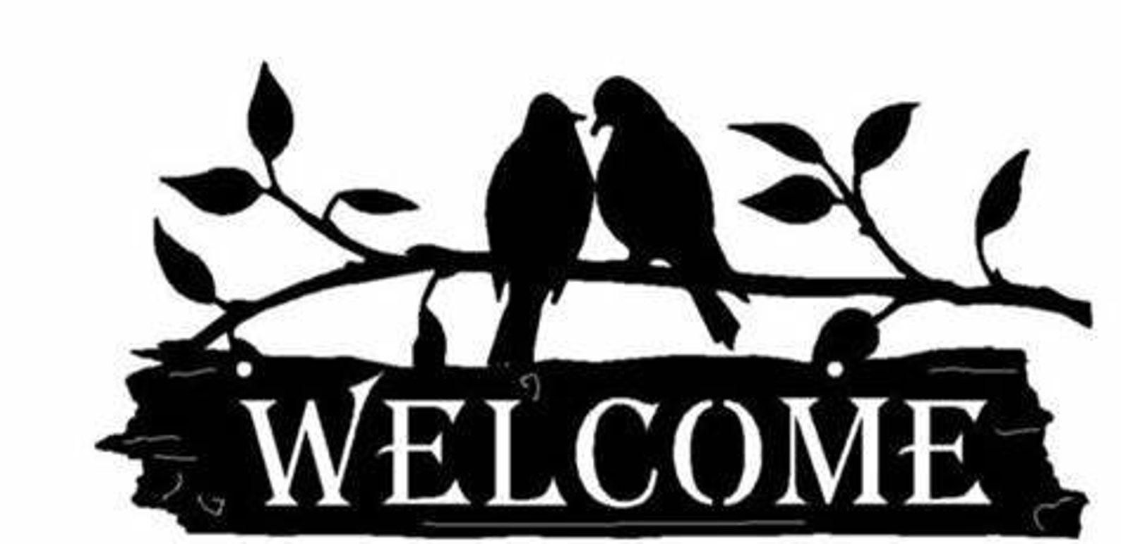 Bird Welcome Sign - Etsy