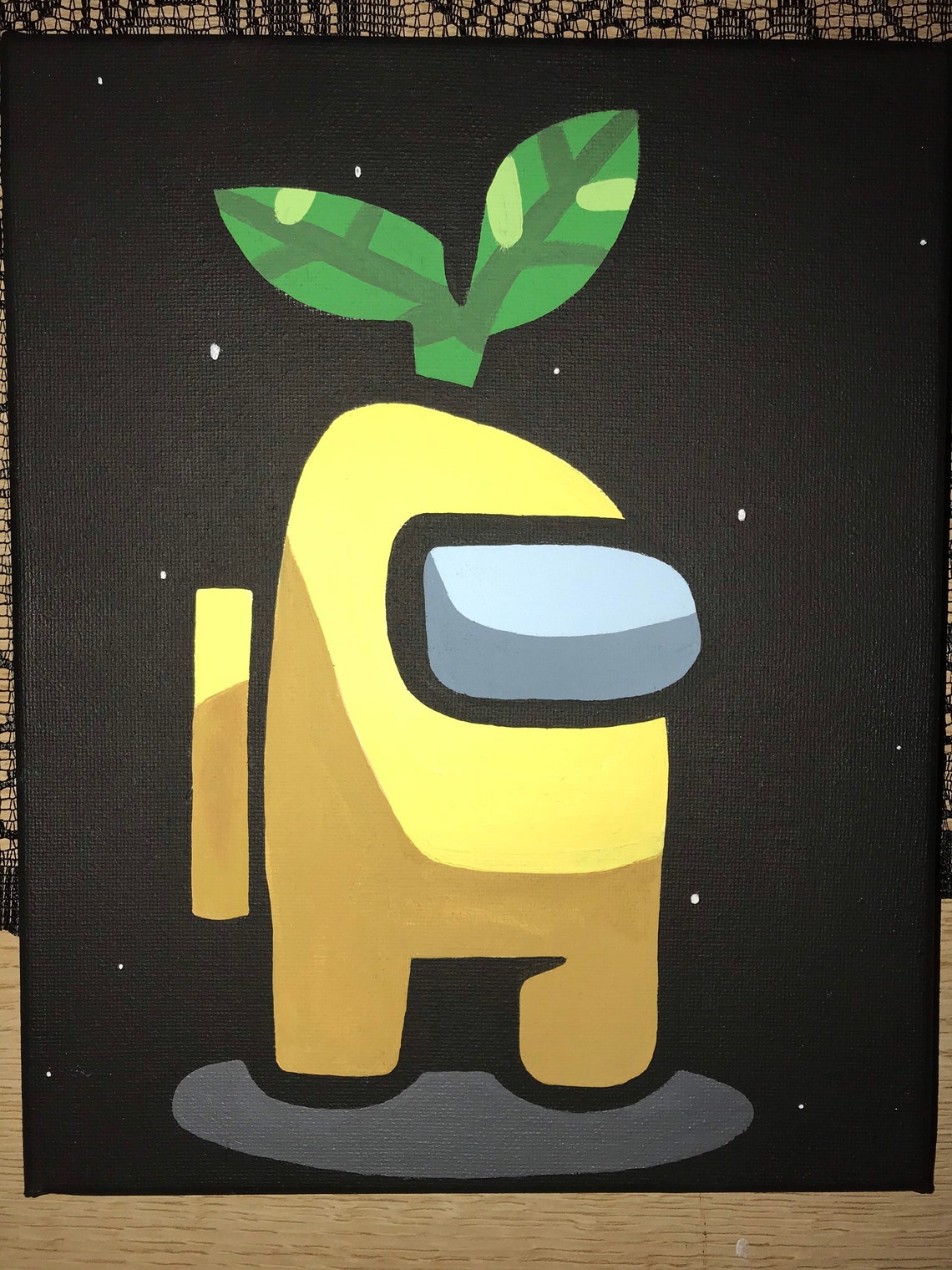 Custom Among Us Character Canvas Painting - Etsy