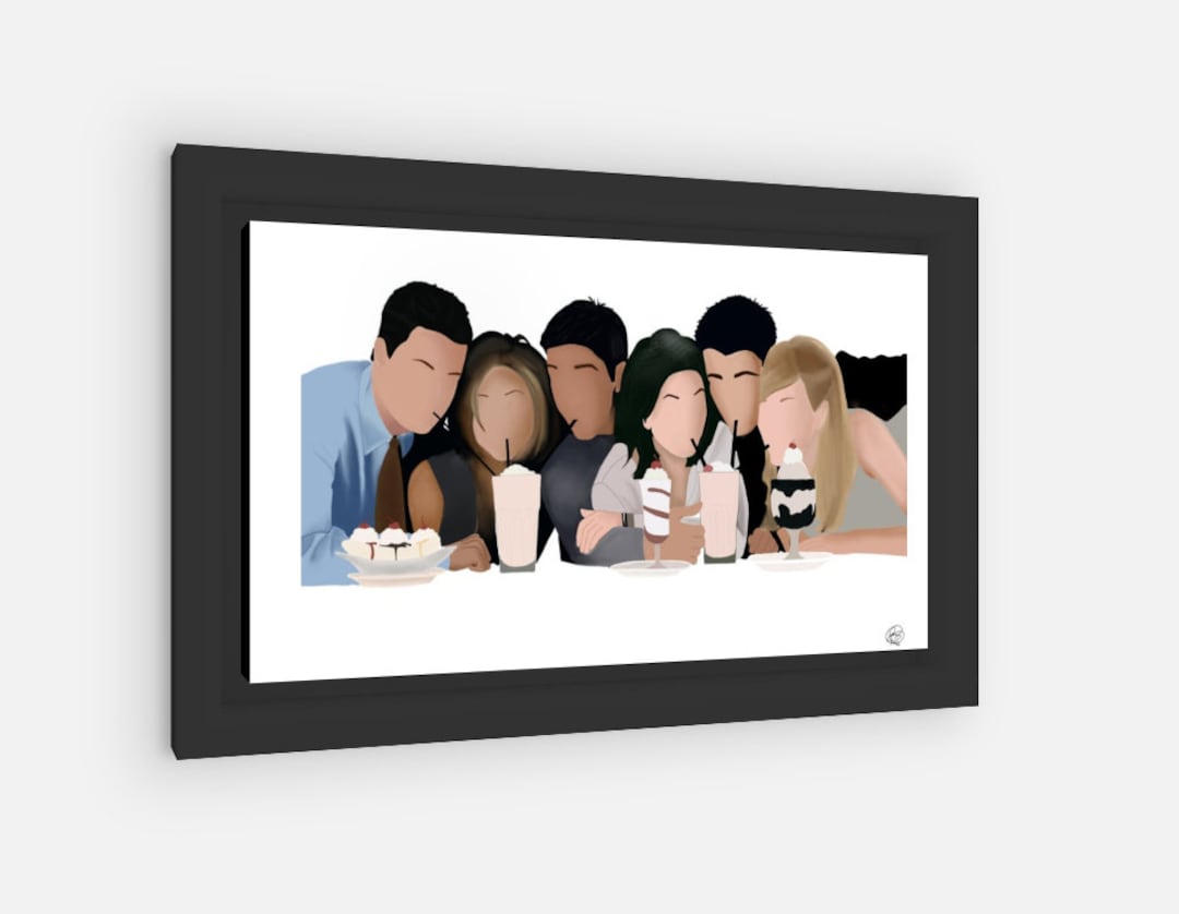 Friends TV Show Digital Art Print Download Printable - Etsy