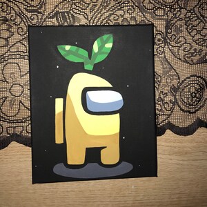 Custom Among Us Character Canvas Painting - Etsy