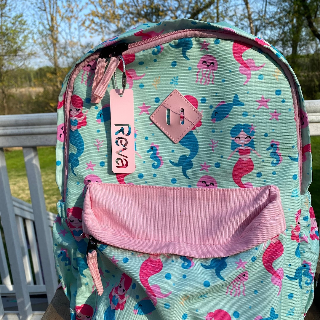 Personalized Acrylic Keychain, Boys Backpack Name Keychain, 3D Name Tag ...