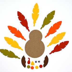 Fall Turkey and Hedgehog DIY Kids Craft Kit, Preschool Craft Kit, Fall ...