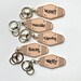 Personalized Retro Motel Name Keychain, Acrylic Retro Key Ring ...