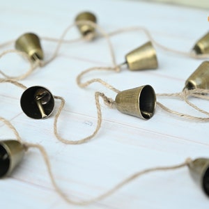 Bells Garland, Rustic Décor, Farmhouse Décor, Boho Decor, , Antique ...
