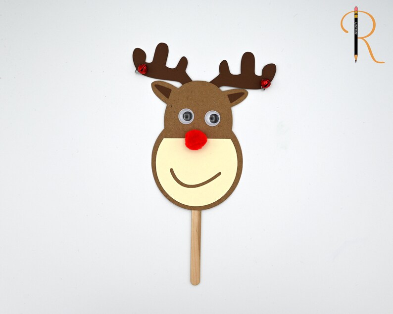 Rudolph the Reindeer DIY Kids Craft Kit Preschool Craft Kit - Etsy
