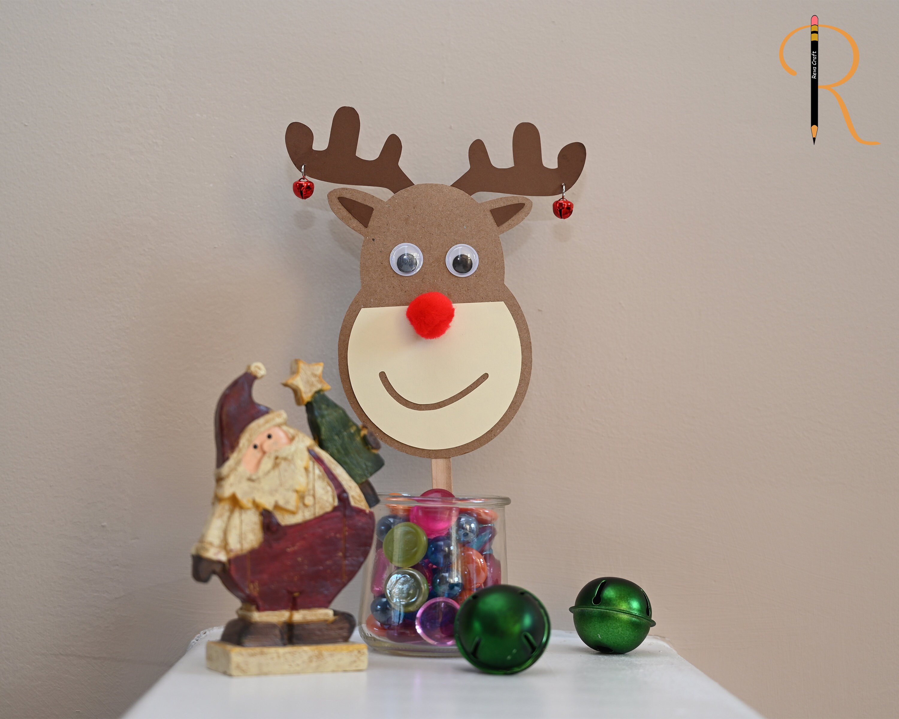 Rudolph the Reindeer DIY Kids Craft Kit Preschool Craft Kit - Etsy