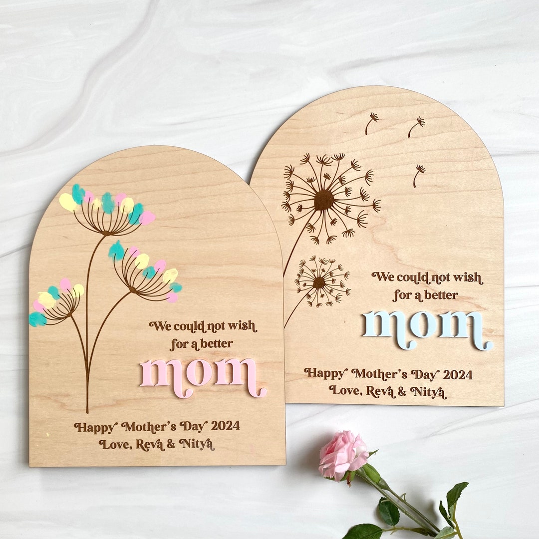 Dandelion DIY Sign for Mother's Day, DIY Mother's Day Gift, Keepsake ...