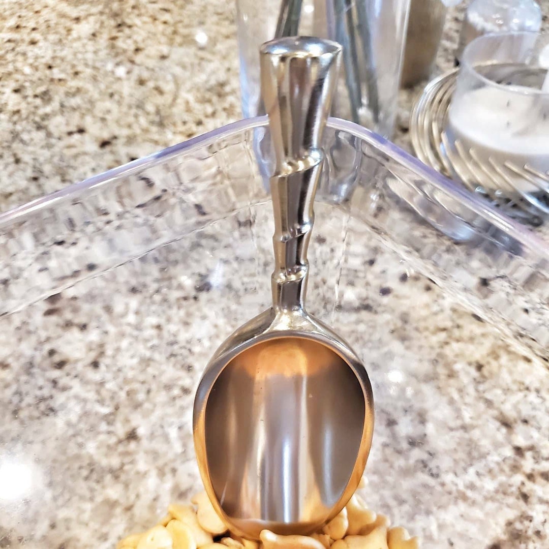 Gold Gilded Snack Scoop - Etsy