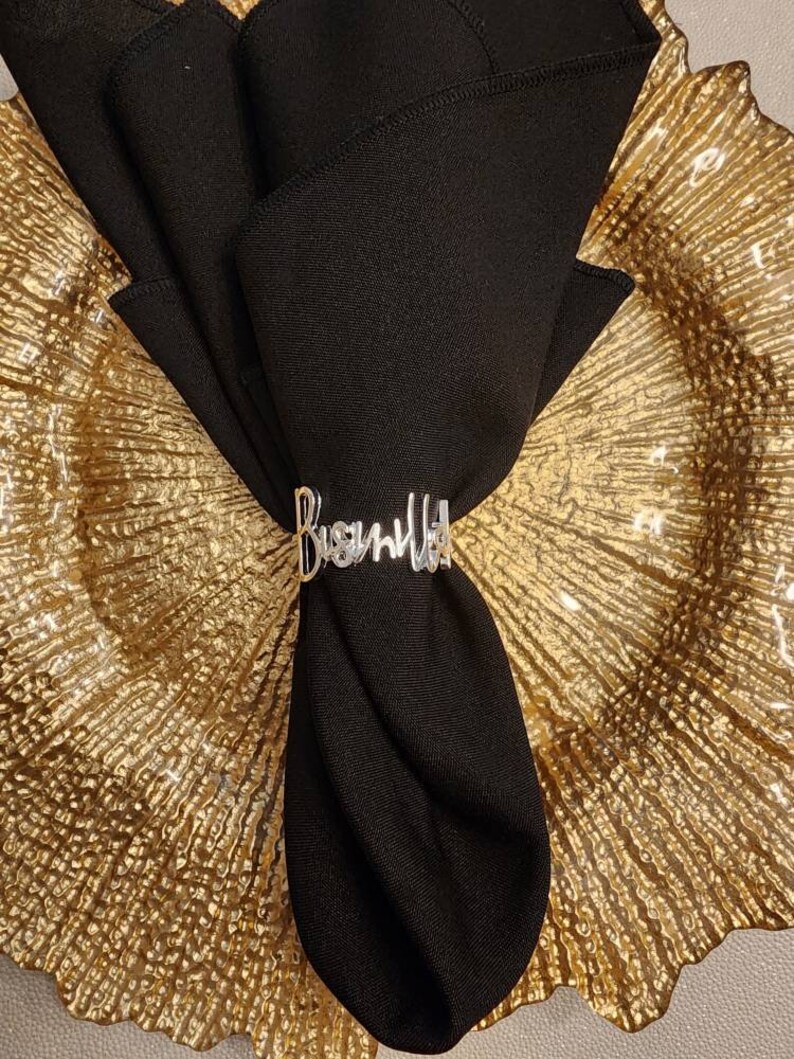 Islamic Napkin Rings - Etsy