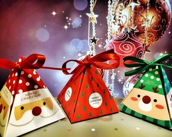 Christmas Favor Box - Etsy