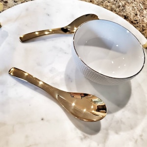 Gold Soup Spoon - Etsy