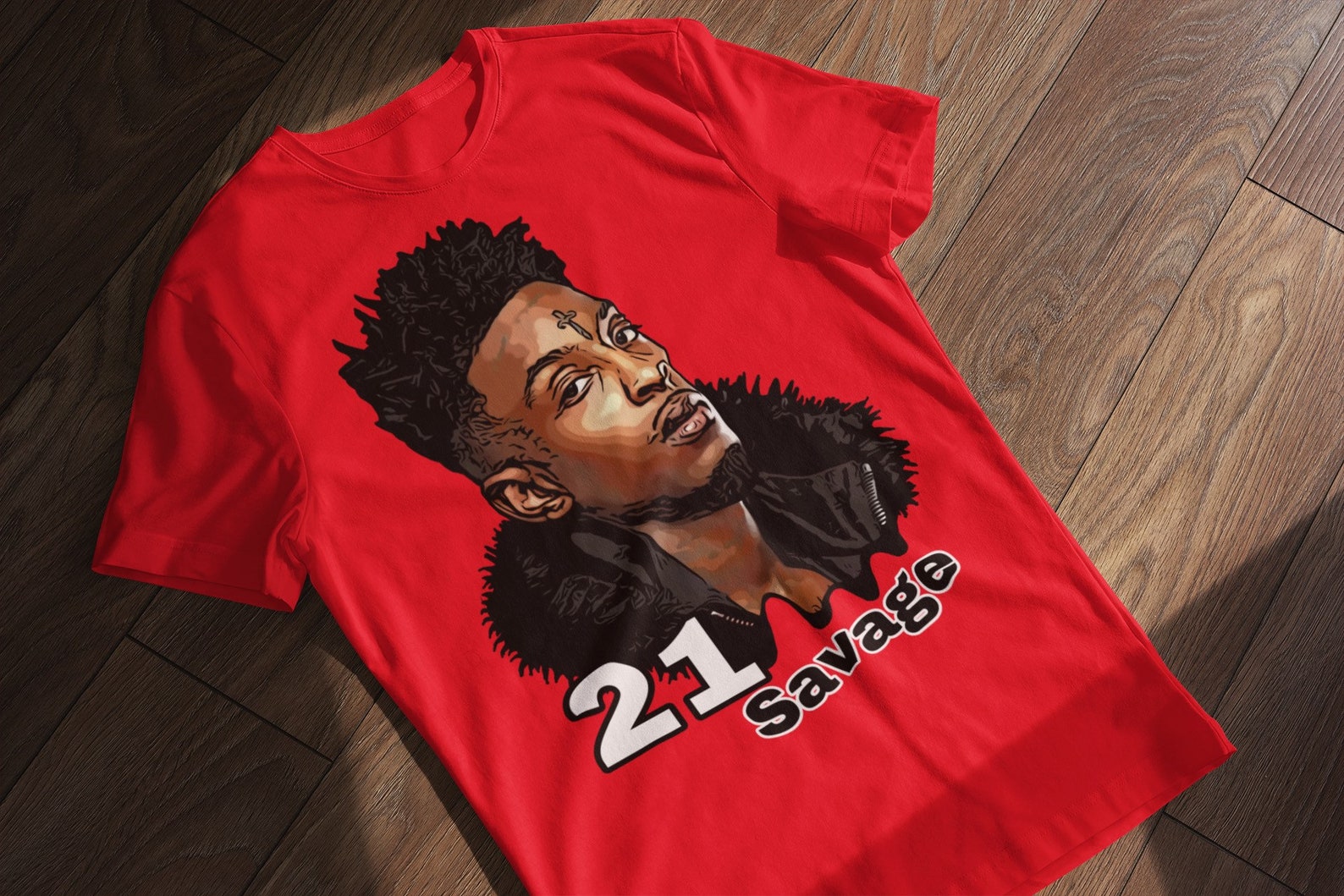 21 Savage Mens T-shirt Tee Rap Hip Hop Icon Iconic T-shirt - Etsy