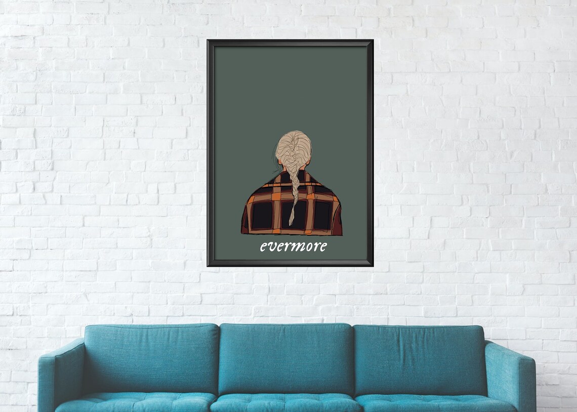 Taylor Swift Evermore Album Cover Poster. Evermore Wall Art. Printable ...