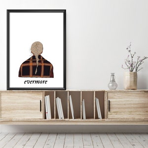Taylor Swift Evermore Album Cover Poster. Evermore Wall Art. Printable ...