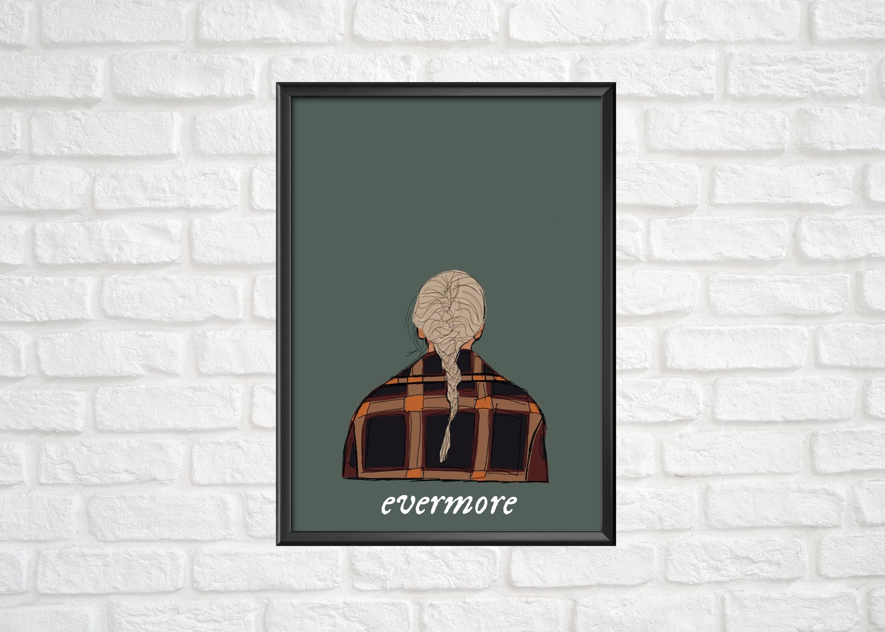 Taylor Swift Evermore Album Cover Poster. Evermore Wall Art. Printable ...