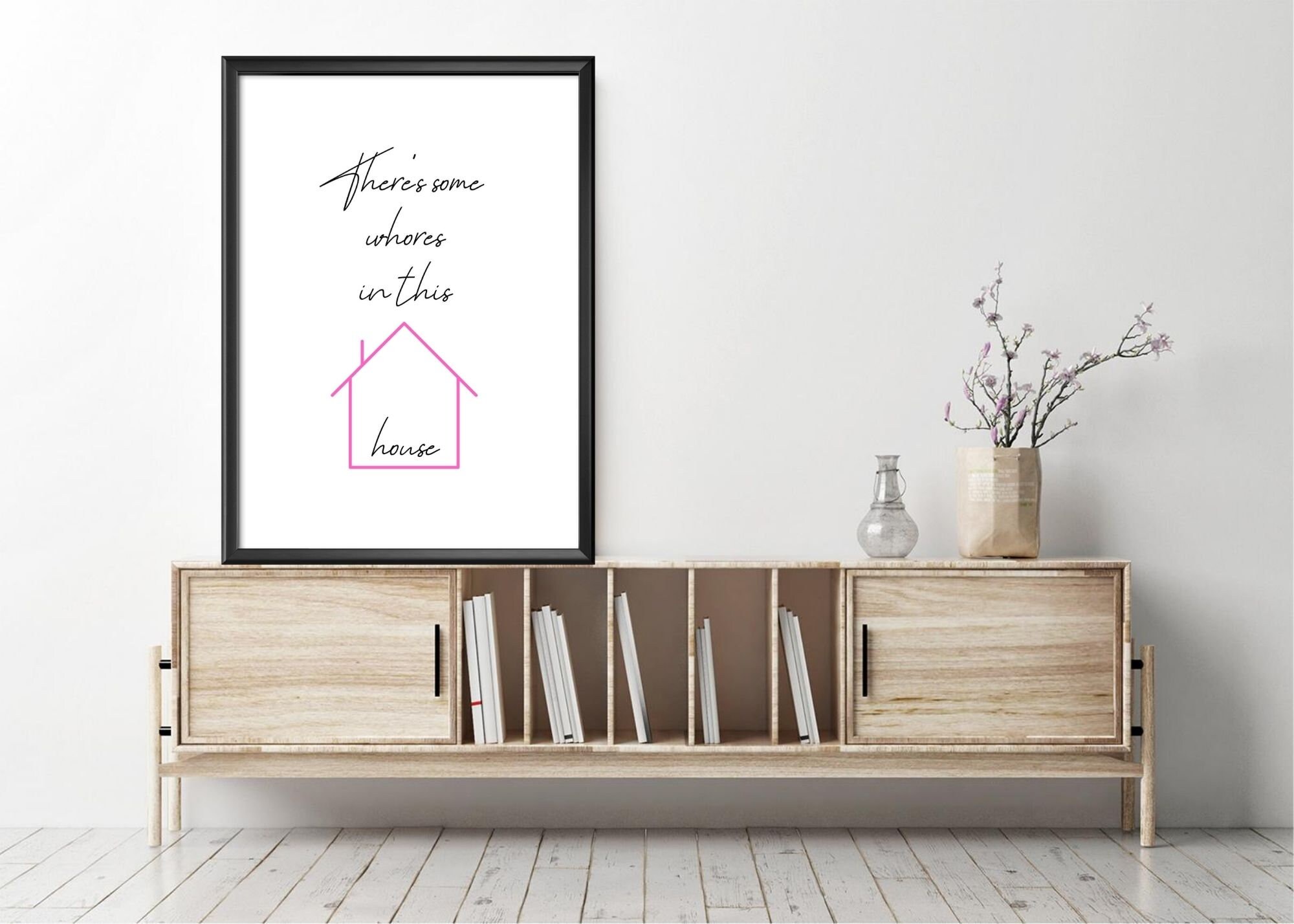 Cardi B, Megan Thee Stallion WAP Poster Sign. WAP Lyric Poster Wall Art ...