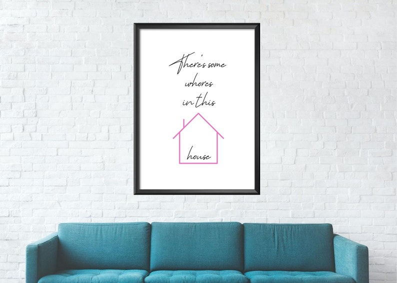Cardi B, Megan Thee Stallion WAP Poster Sign. WAP Lyric Poster Wall Art ...