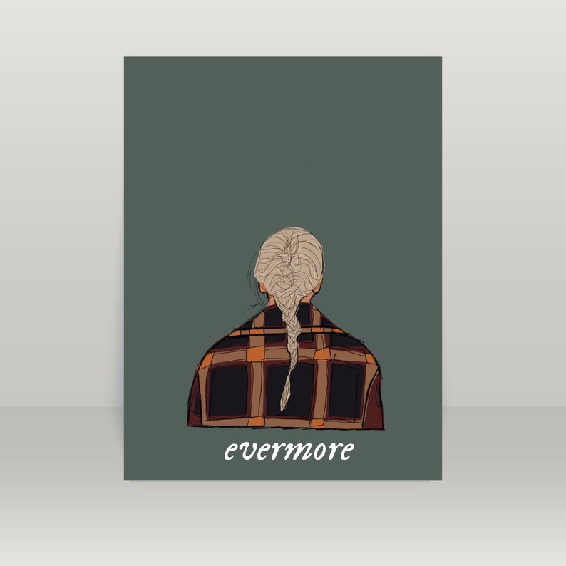 Taylor Swift Evermore Album Cover Poster. Evermore Wall Art. Printable ...