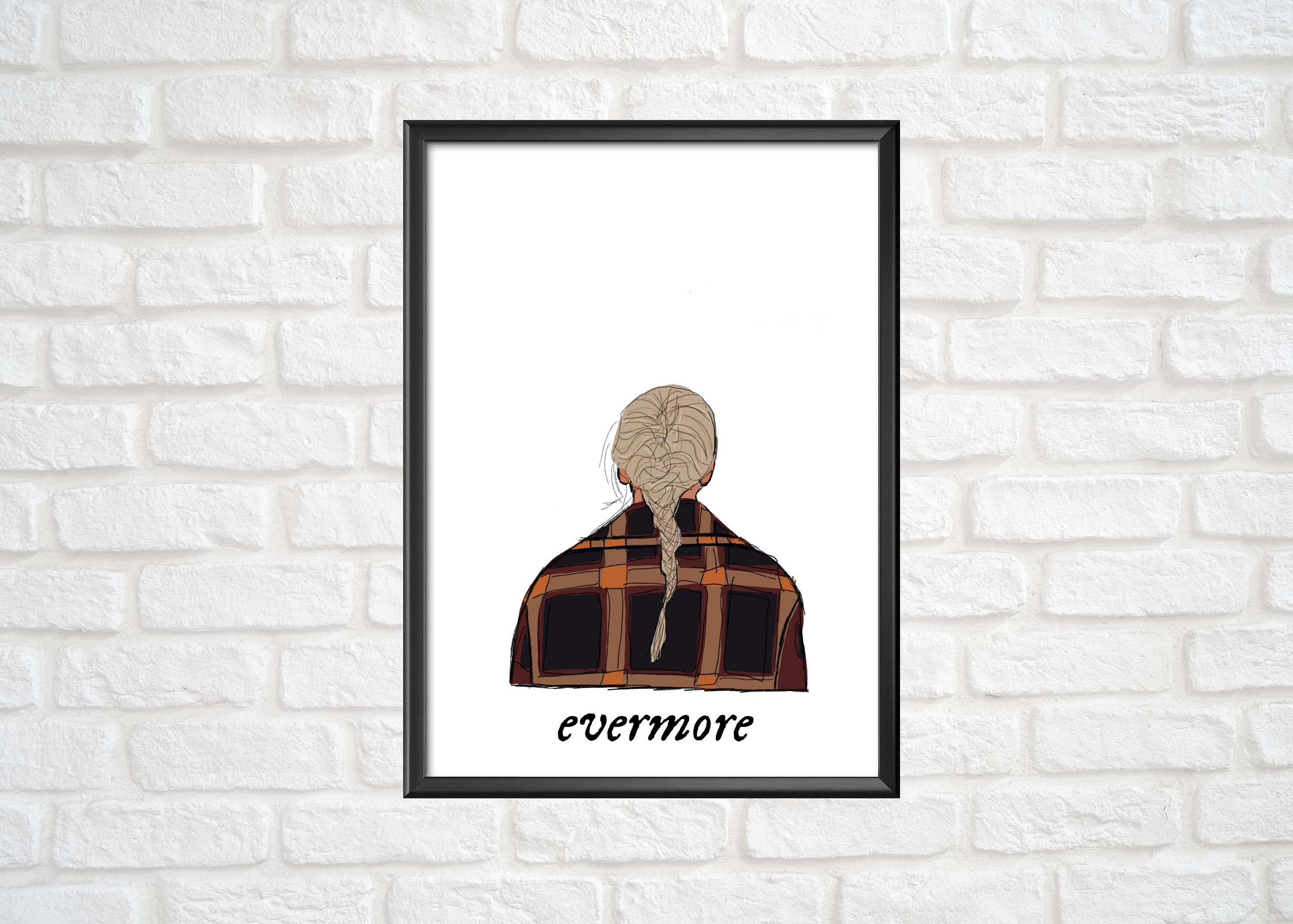 Taylor Swift Evermore Album Cover Poster. Evermore Wall Art. Printable ...