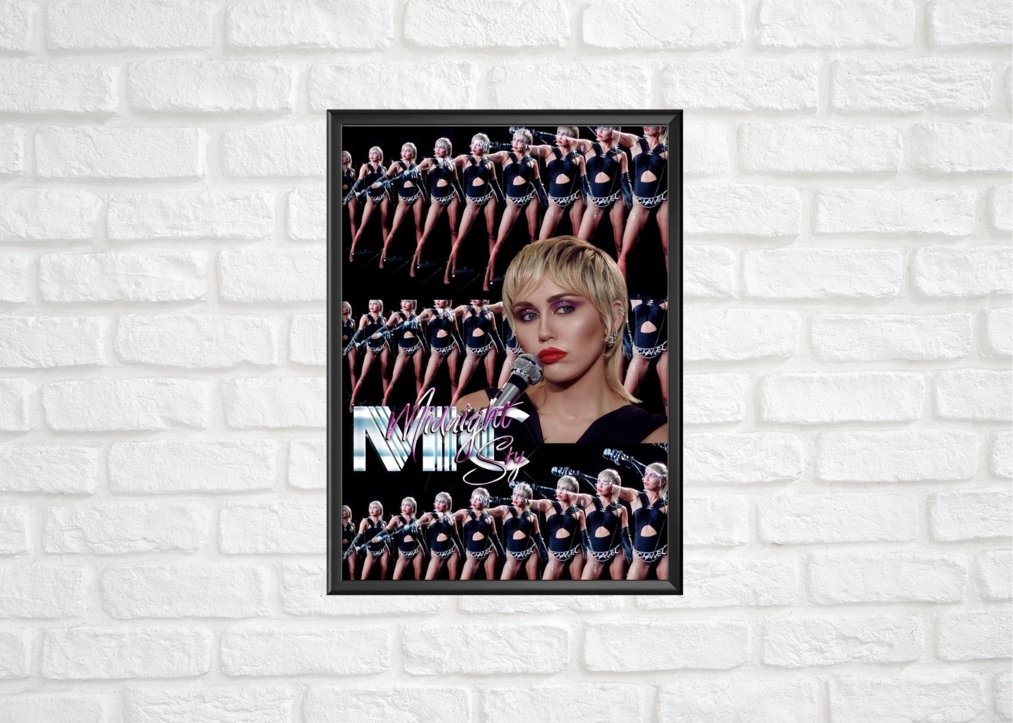 Miley Cyrus Midnight Sky Poster Sign. Miley Printable Poster. - Etsy