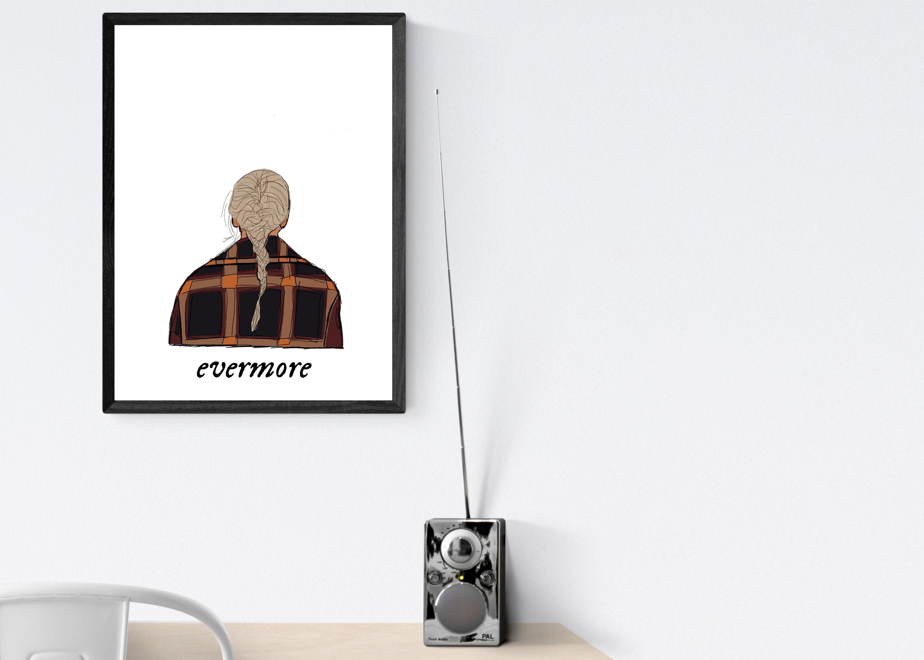 Taylor Swift Evermore Album Cover Poster. Evermore Wall Art. - Etsy