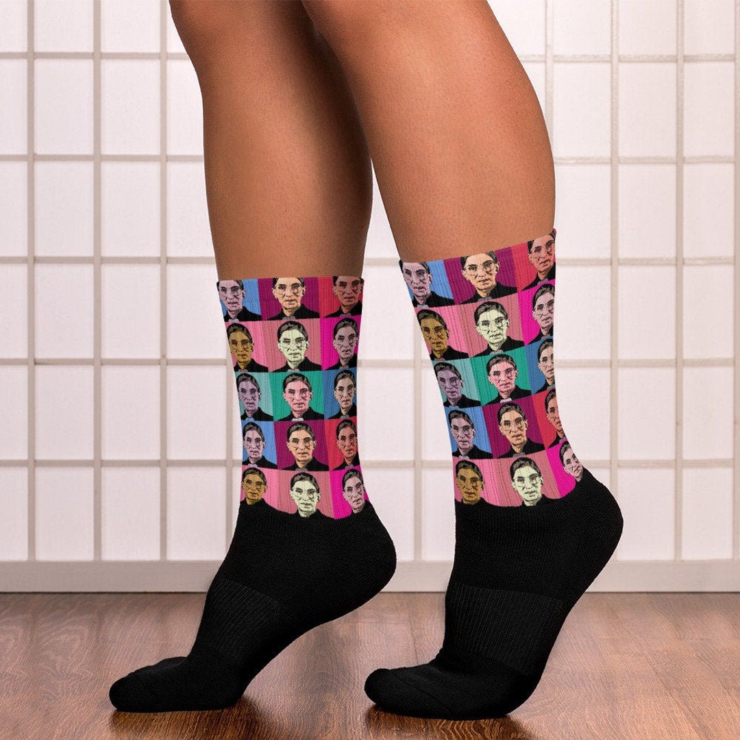 Notorious RBG Socks - Ruth Bader Ginsburg Clothing - Etsy