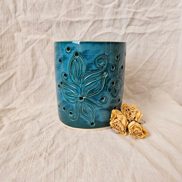Ceramic Luminary - Etsy