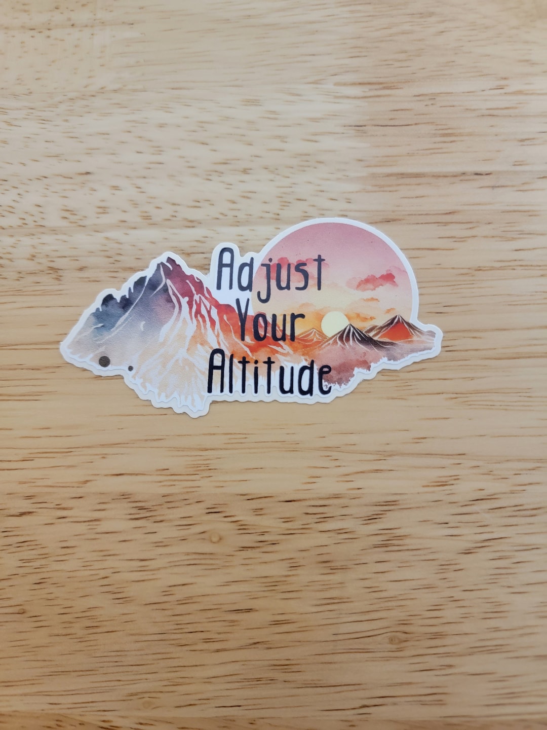 Adjust Your Altitude Permanent Sticker - Etsy
