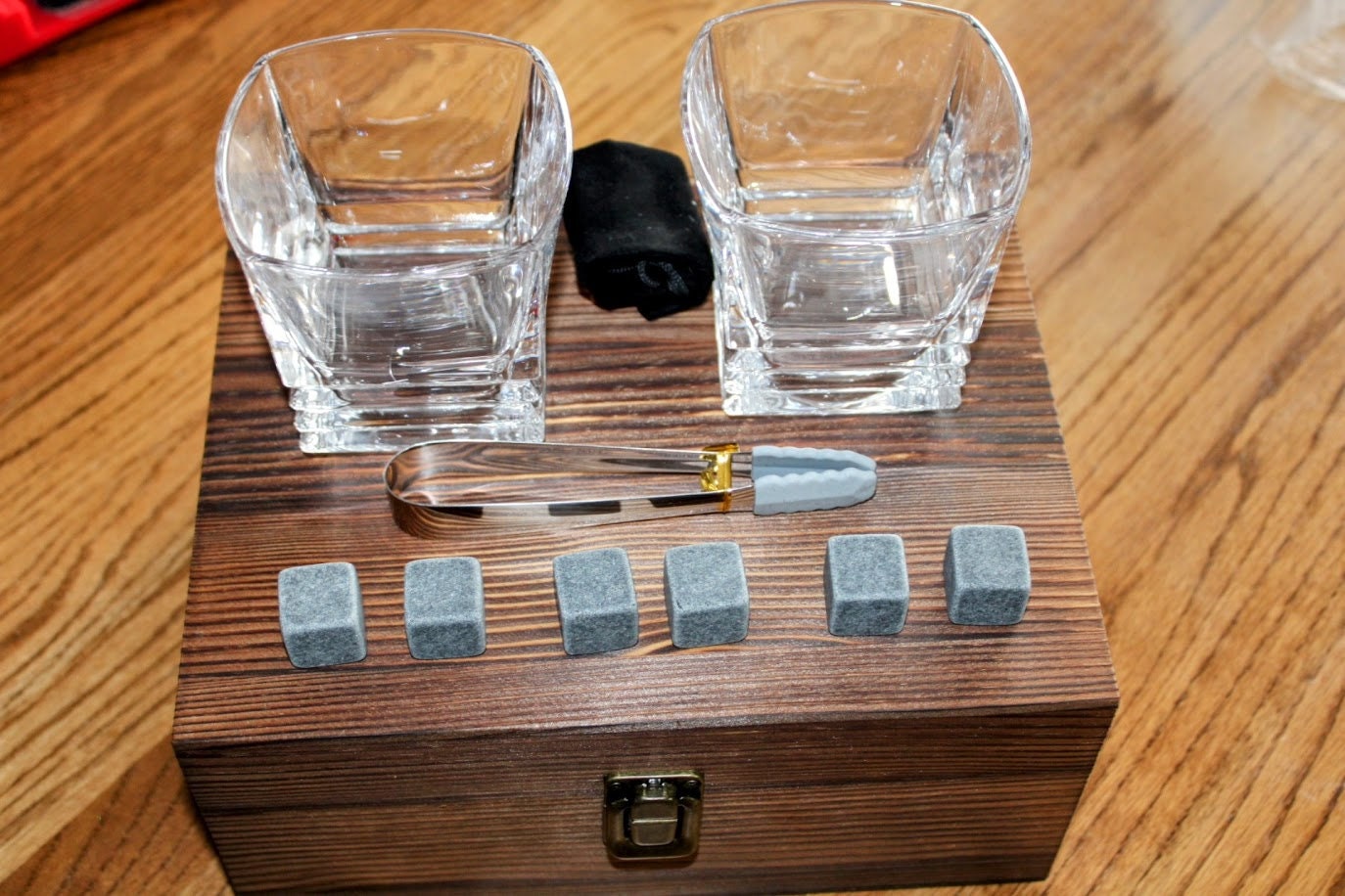 LASERABLE BLANK Boxed Whiskey Glass and Whiskey Stones Gift Set ...