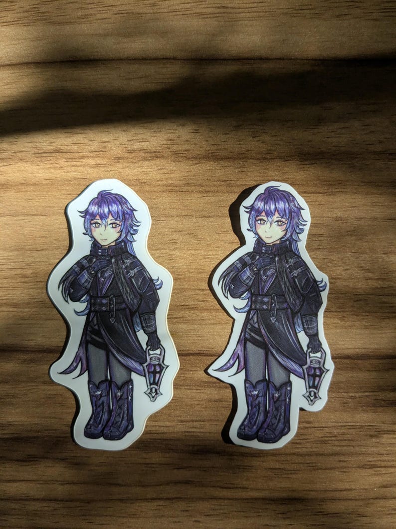 Flins Vinyl Sticker - Genshin Impact - Etsy