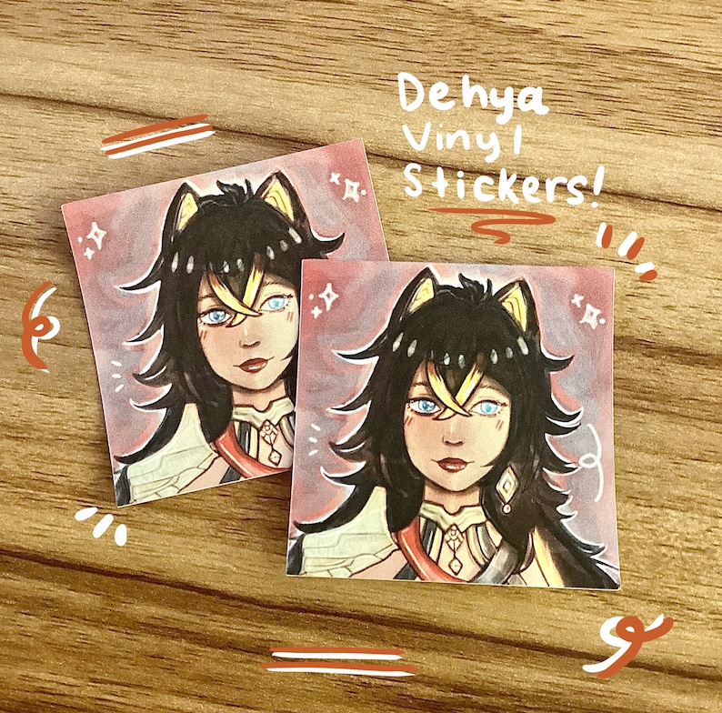 Dehya Genshin Impact Vinyl Sticker - Etsy