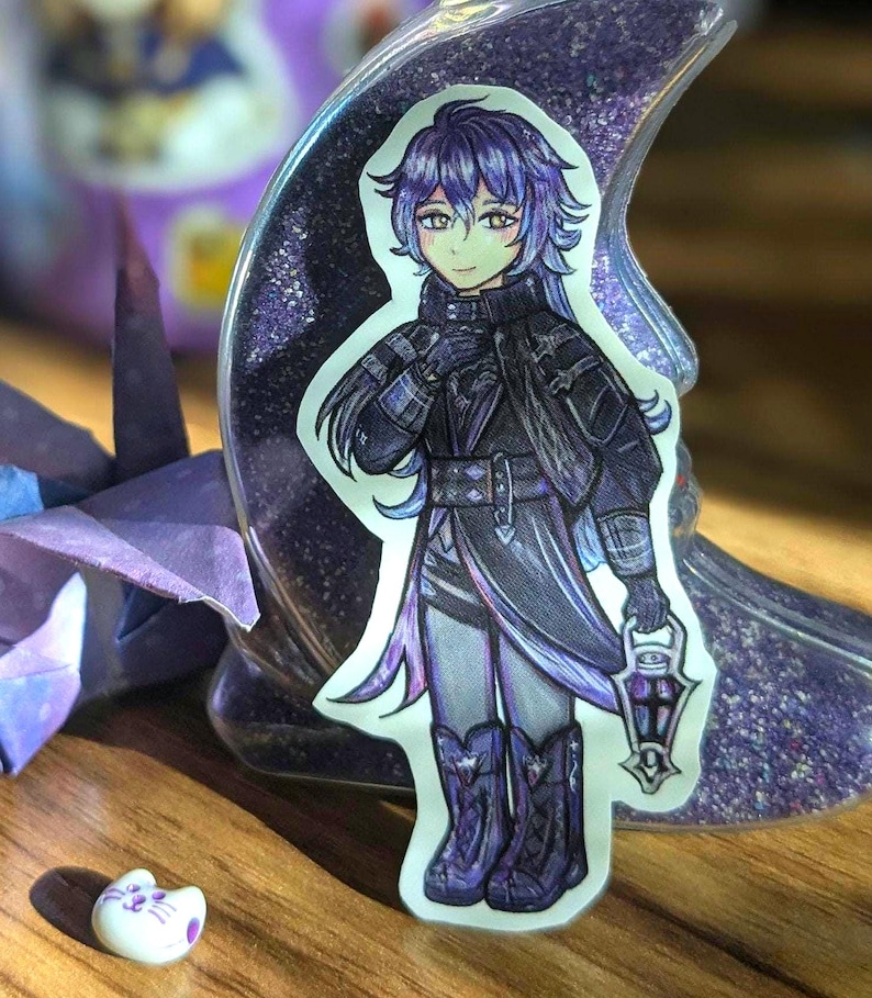 Flins Vinyl Sticker - Genshin Impact - Etsy