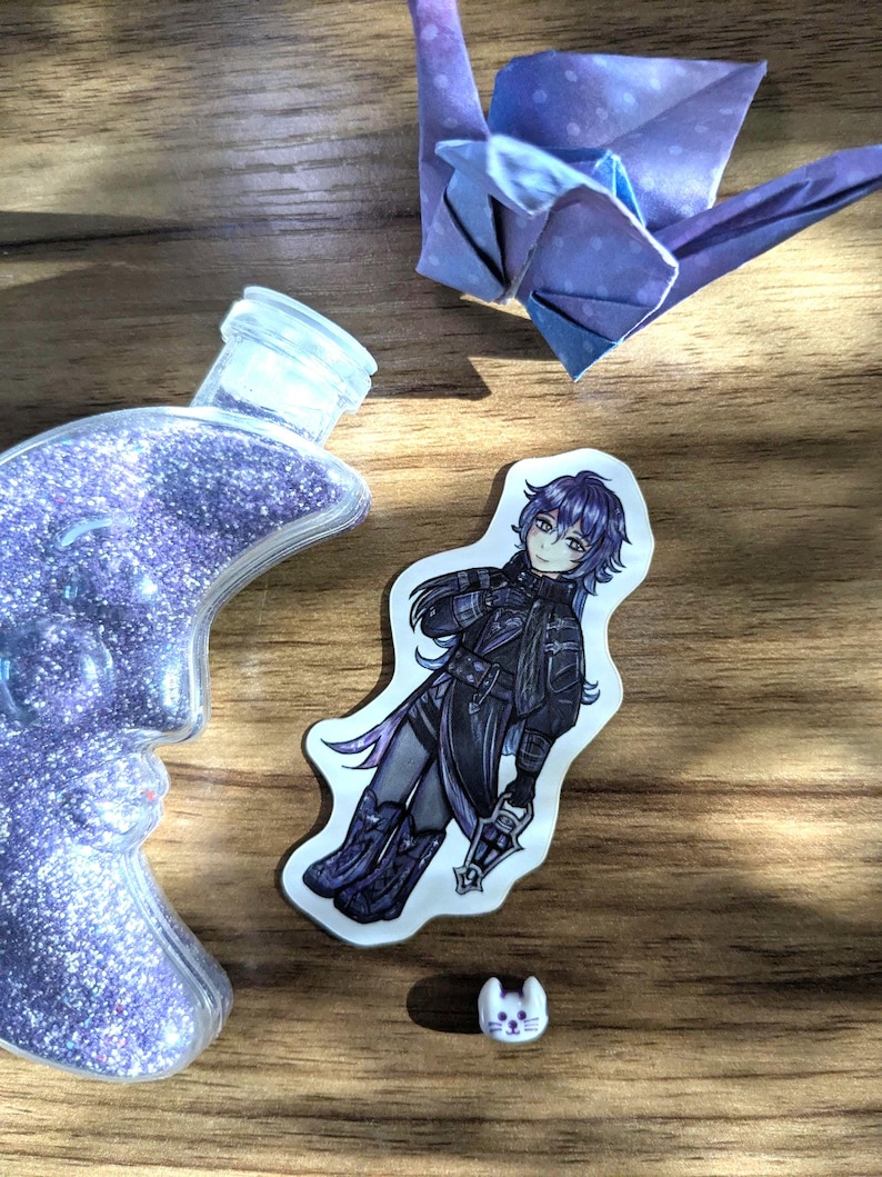 Flins Vinyl Sticker - Genshin Impact - Etsy