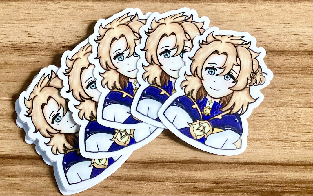 Albedo Vinyl Sticker - Genshin Impact - Etsy