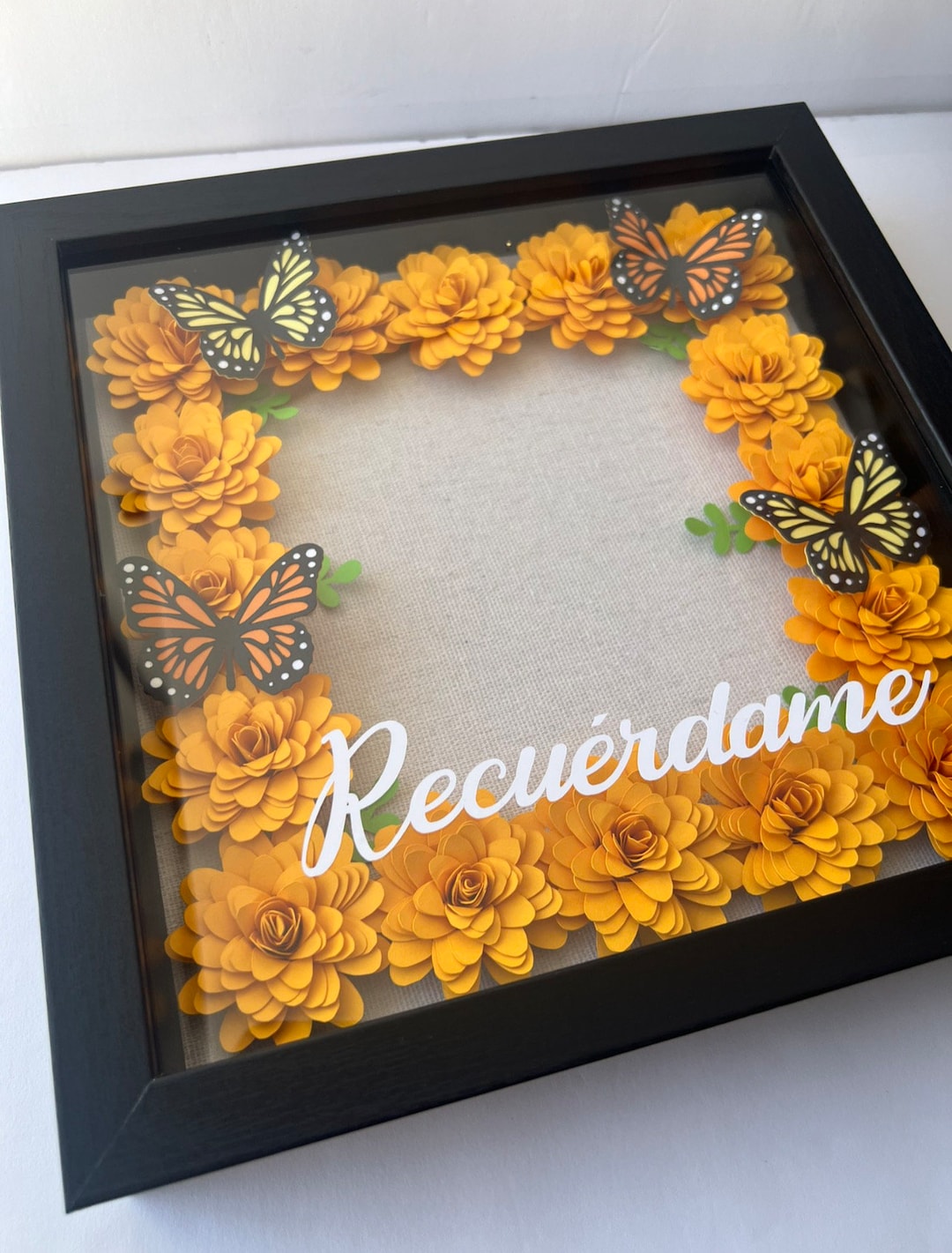 Personalized 9 X 9 Dia De Los Muertos Shadow Box | Ofrenda Photoframe ...