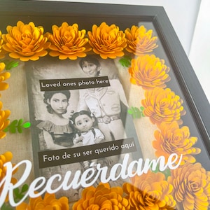 Personalized 9 X 9 Dia De Los Muertos Shadow Box | Ofrenda Photoframe ...