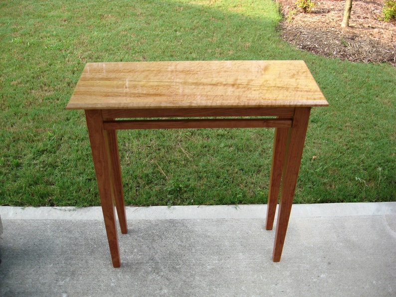 Mission Inspired Maple and Cherry Narrow Hall / Console Table - Etsy