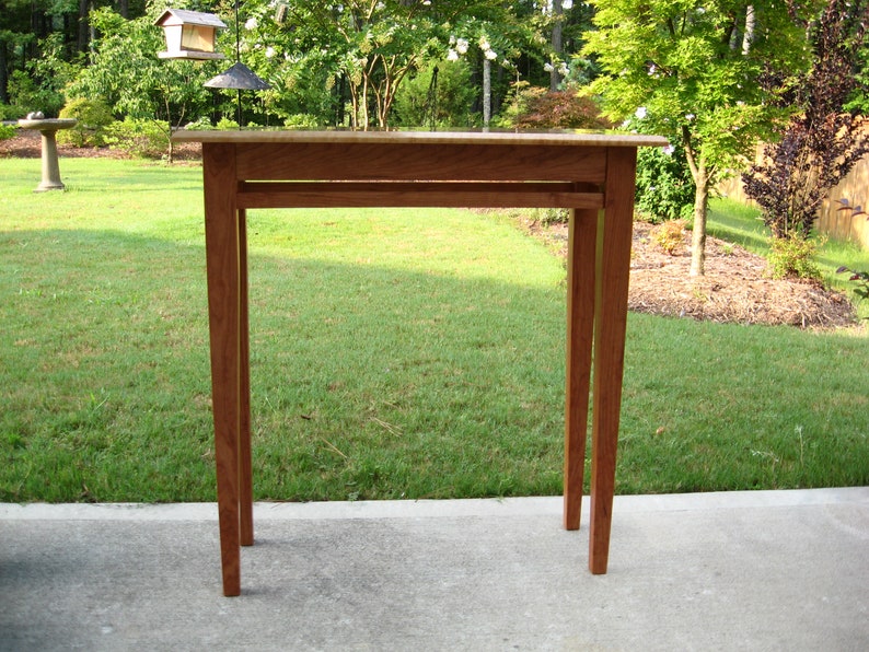 Mission Inspired Maple and Cherry Narrow Hall / Console Table - Etsy