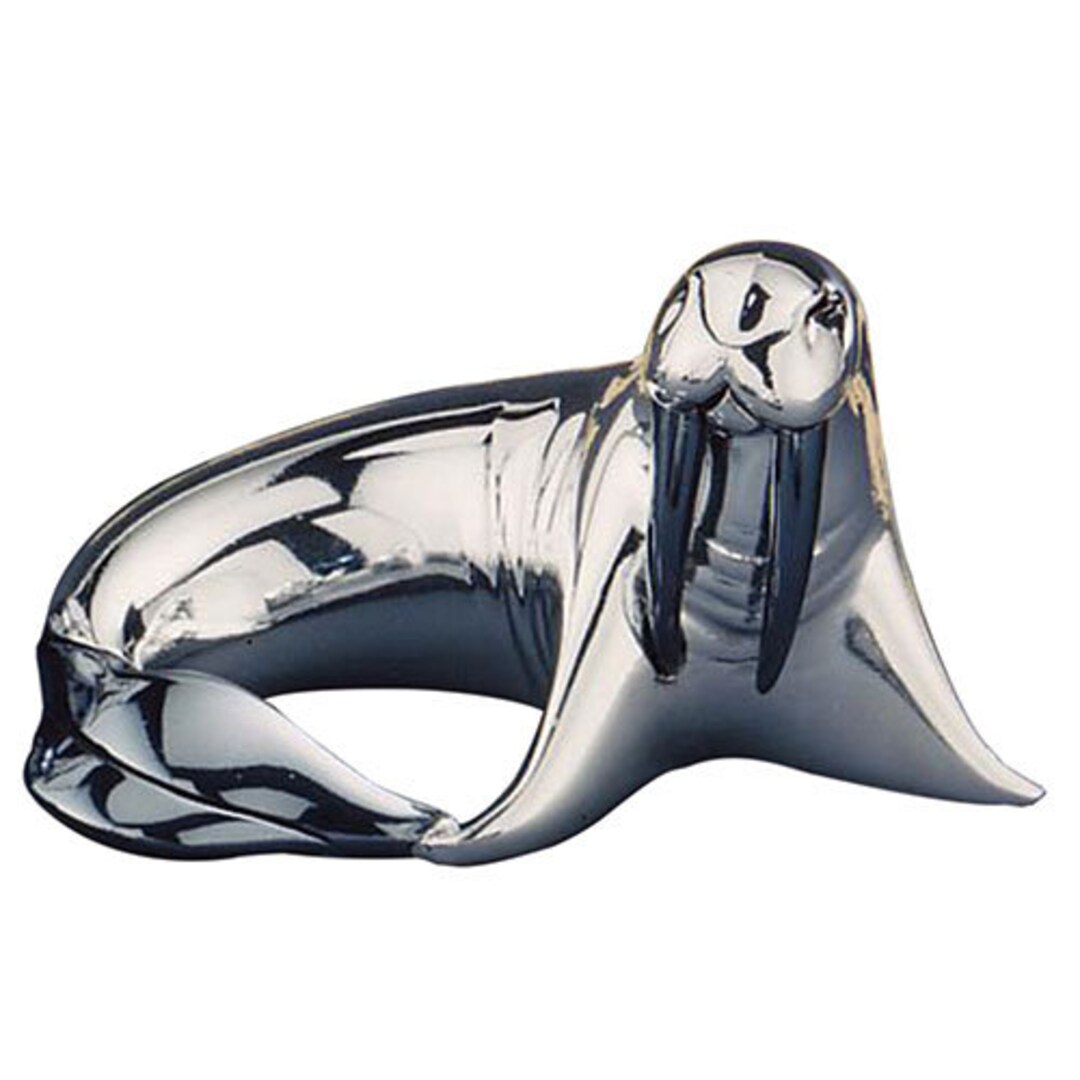 Silver Plated Statue, Animals Miniatures, Handmade Sculptures, Warlus ...