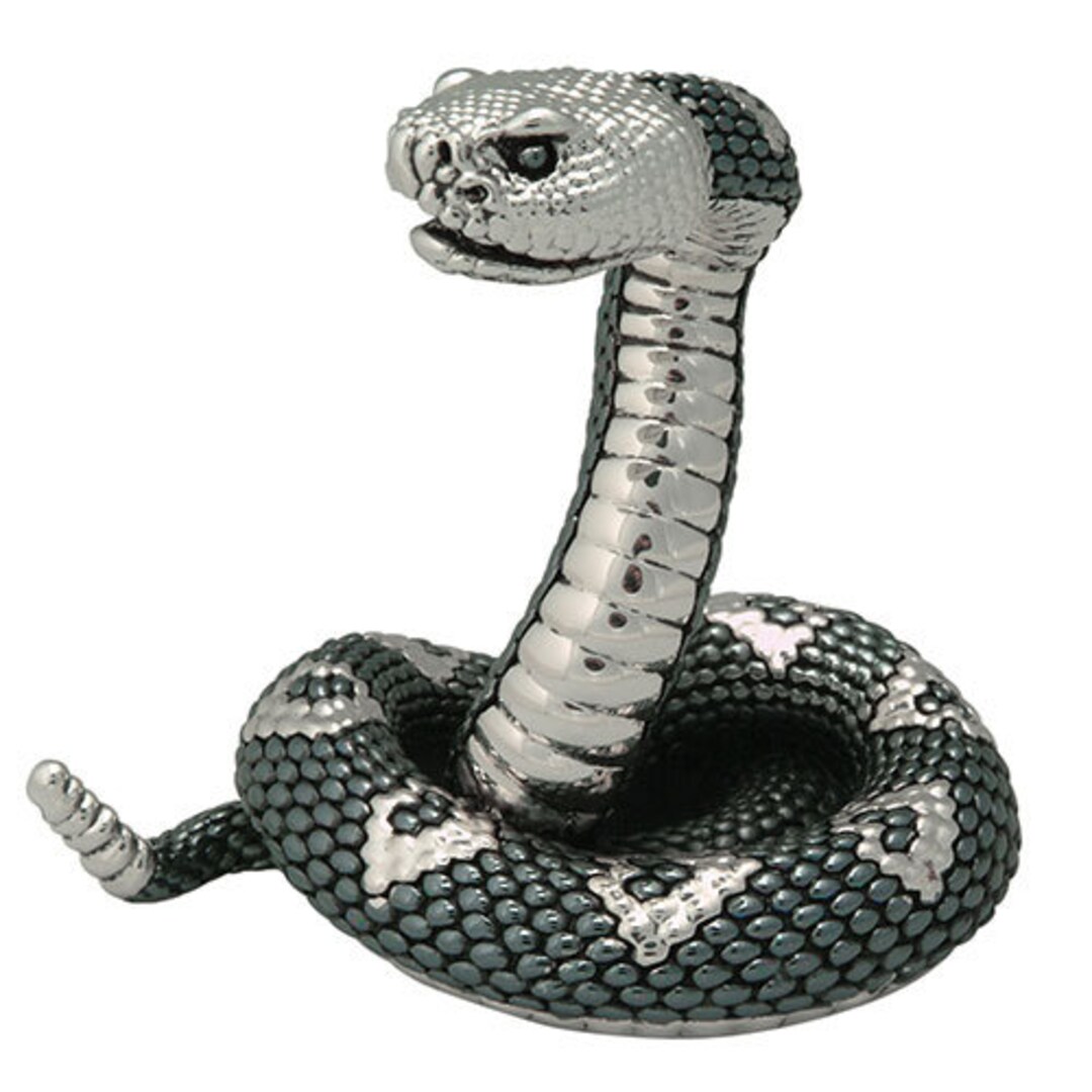 Silver Plated Statue, Animals Miniatures, Handmade Sculptures, Snake - Etsy