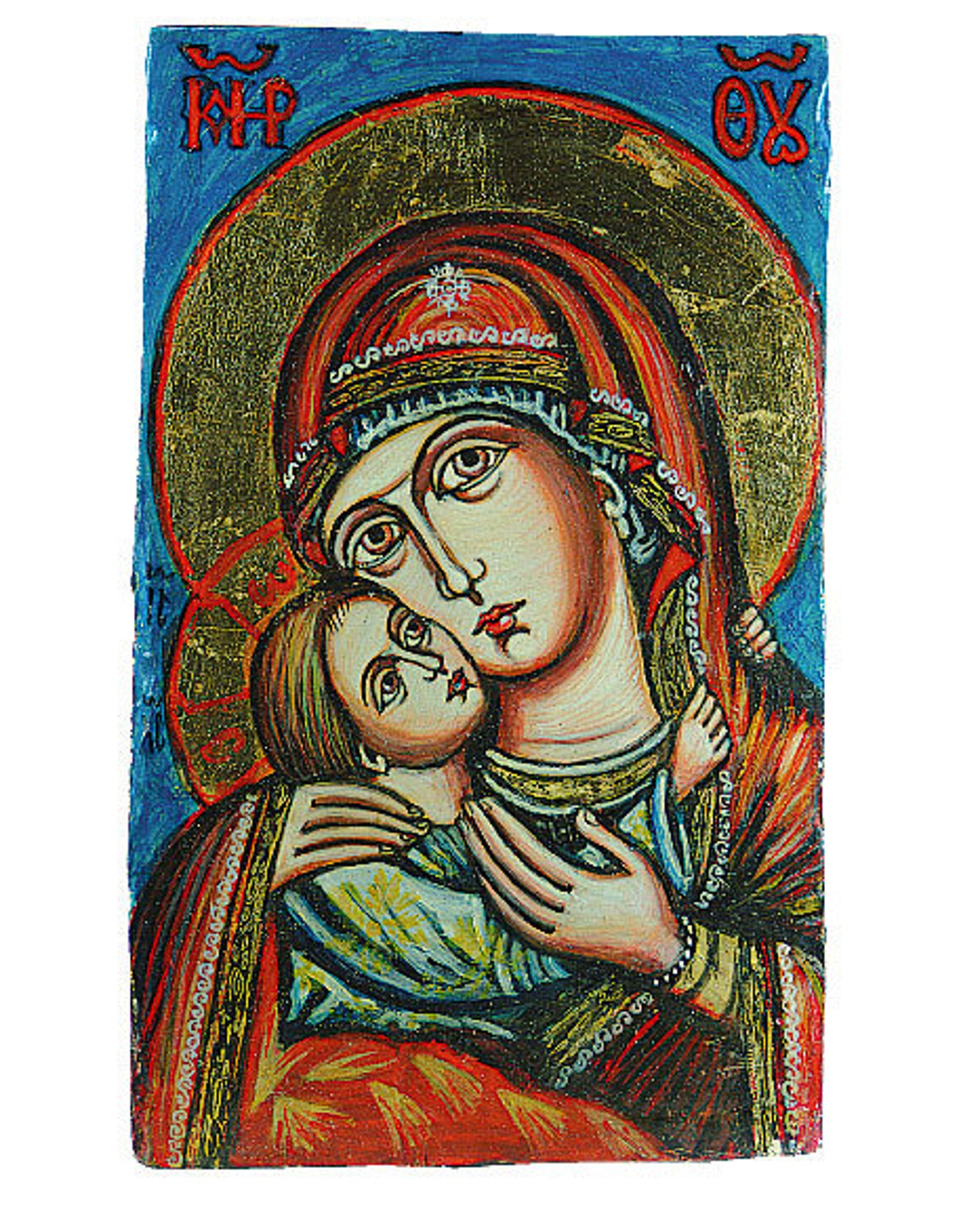 Hand Painted Icon on Wood - Etsy