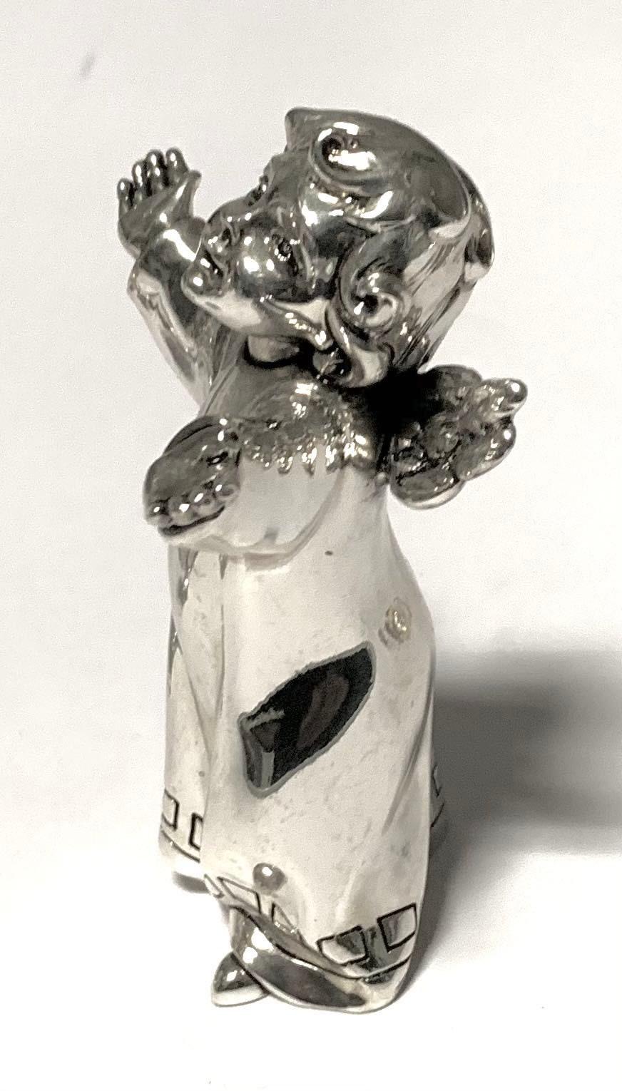 Silver Plated Angel Statue Hand Crafted Sculptures - Etsy UK