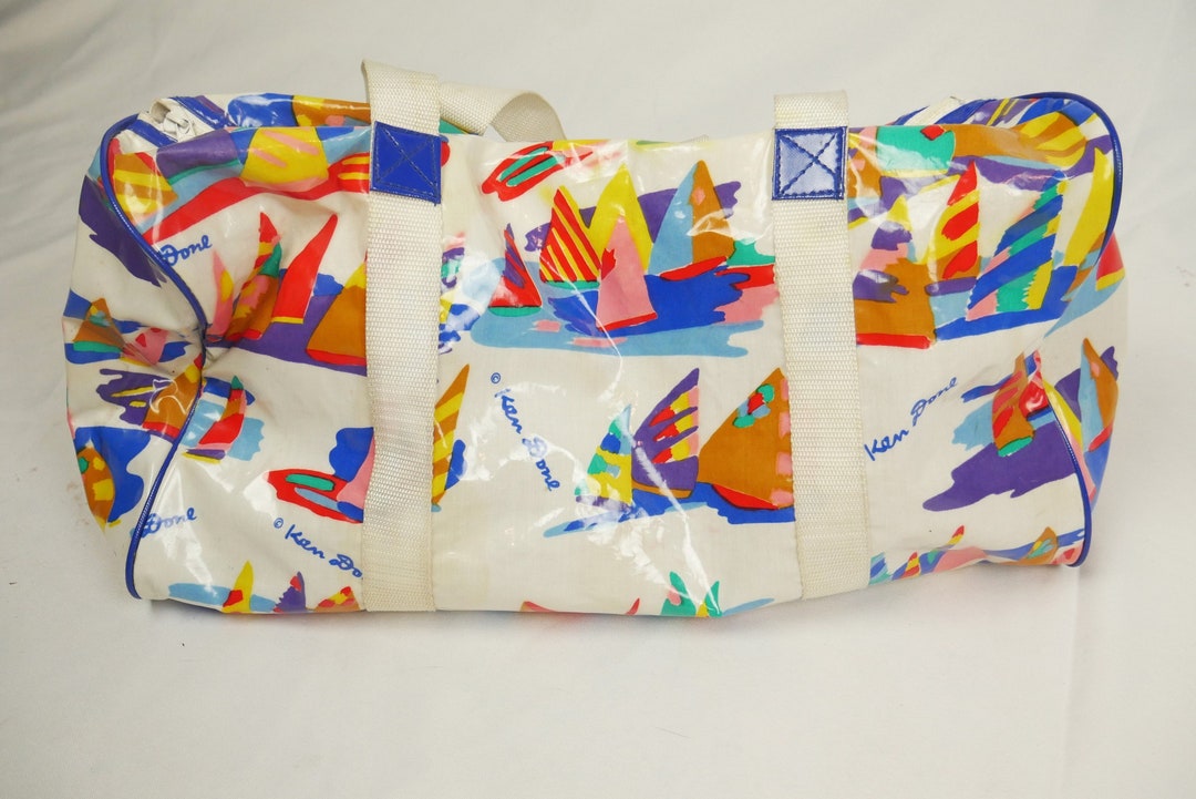 Vintage Ken Done Beach Bag - Etsy
