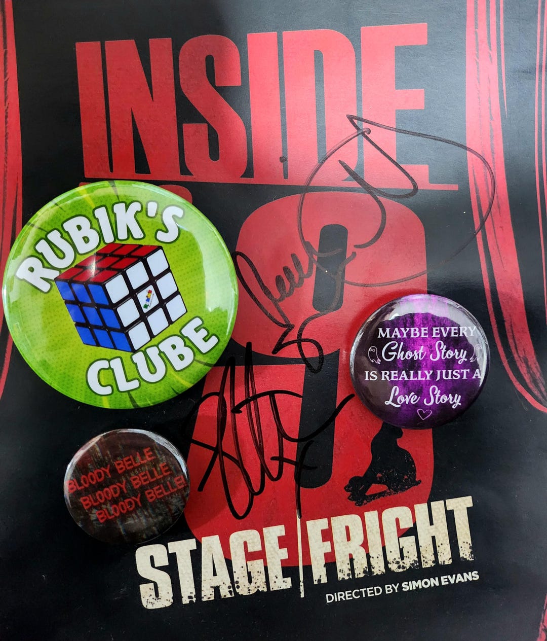 Inside No. 9 Stage/fright Themed Badges - Etsy UK