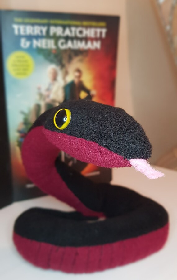 Good Omens Crowley Snake Form Small Poseable Plush Toys Stuffed Animals ...