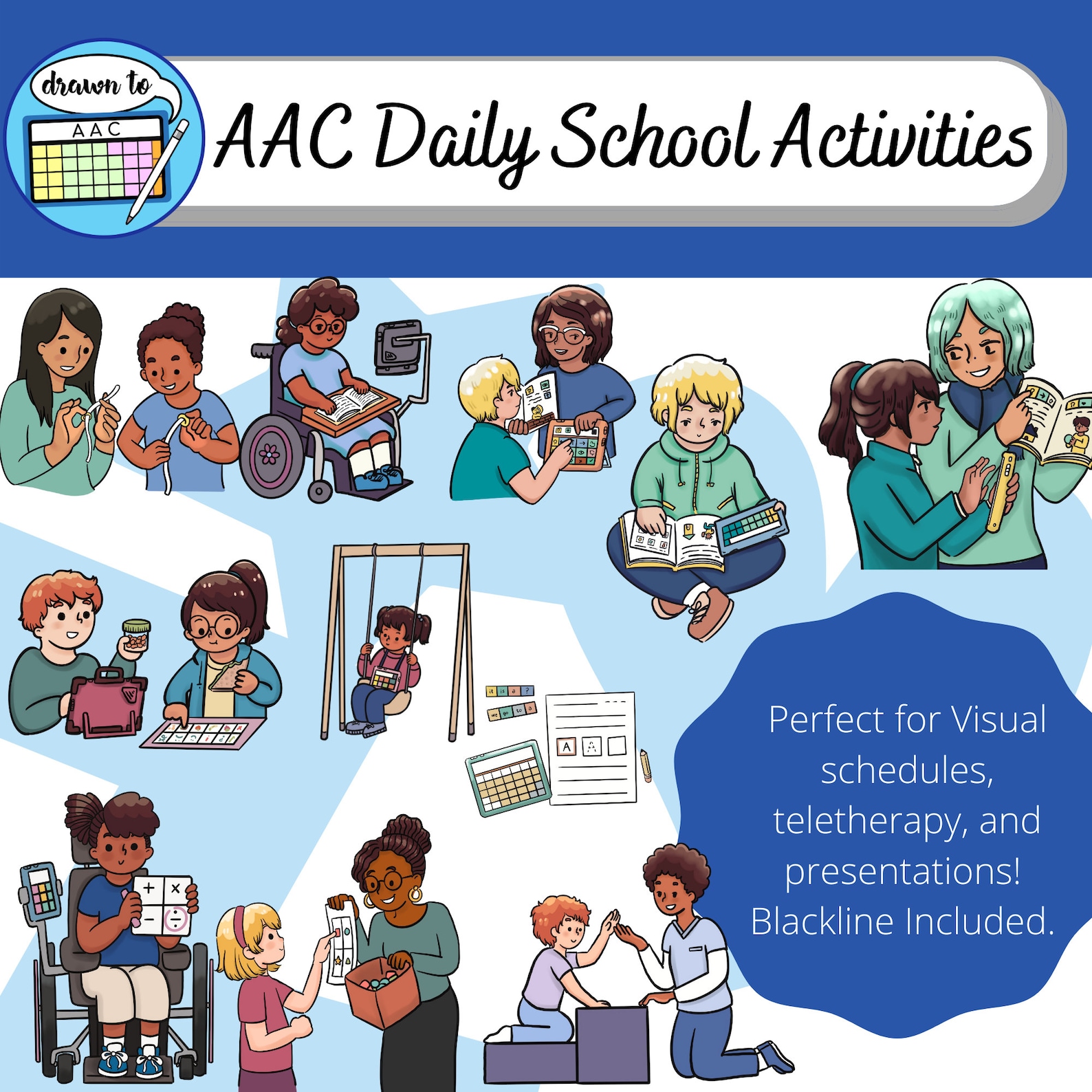 AAC Daily School Activities Clipart | Perfect for Daily/visual ...