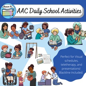 AAC Daily School Activities Clipart | Perfect for Daily/visual ...