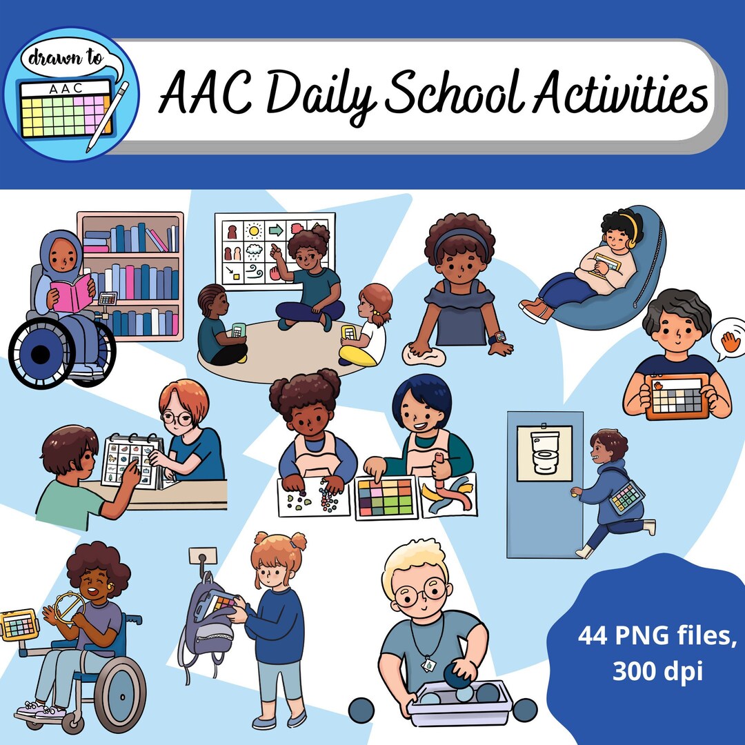 AAC Daily School Activities Clipart | Perfect for Daily/visual ...