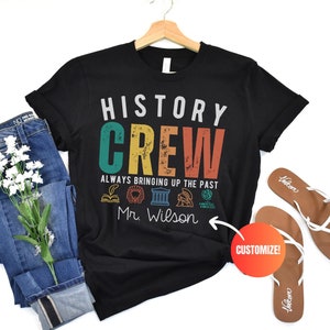 Custom History Teacher Shirt, Social Studies Teacher Tshirt, Teacher ...